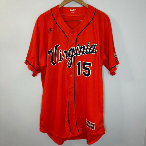 Rawlings | Shirts | Rawlings Virginia Cavaliers Hoos Full Button ...